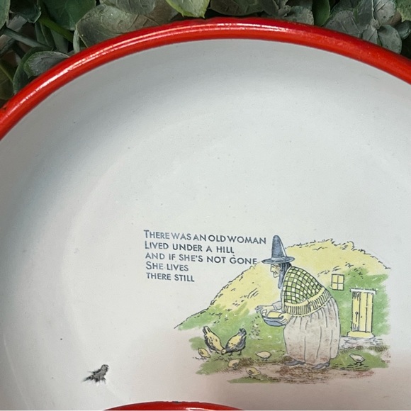Kockums | Accents | Vintage Nursery Rhyme Cup Bowl Set | Poshmark